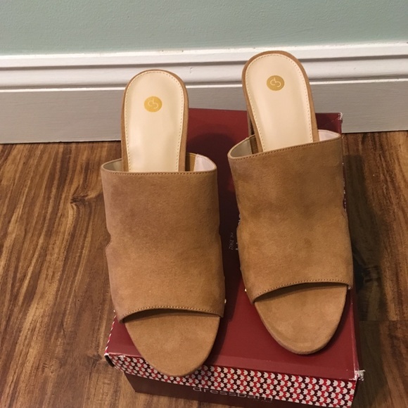 dressbarn | Shoes | Nib Dressbarn Nude Mule | Poshmark